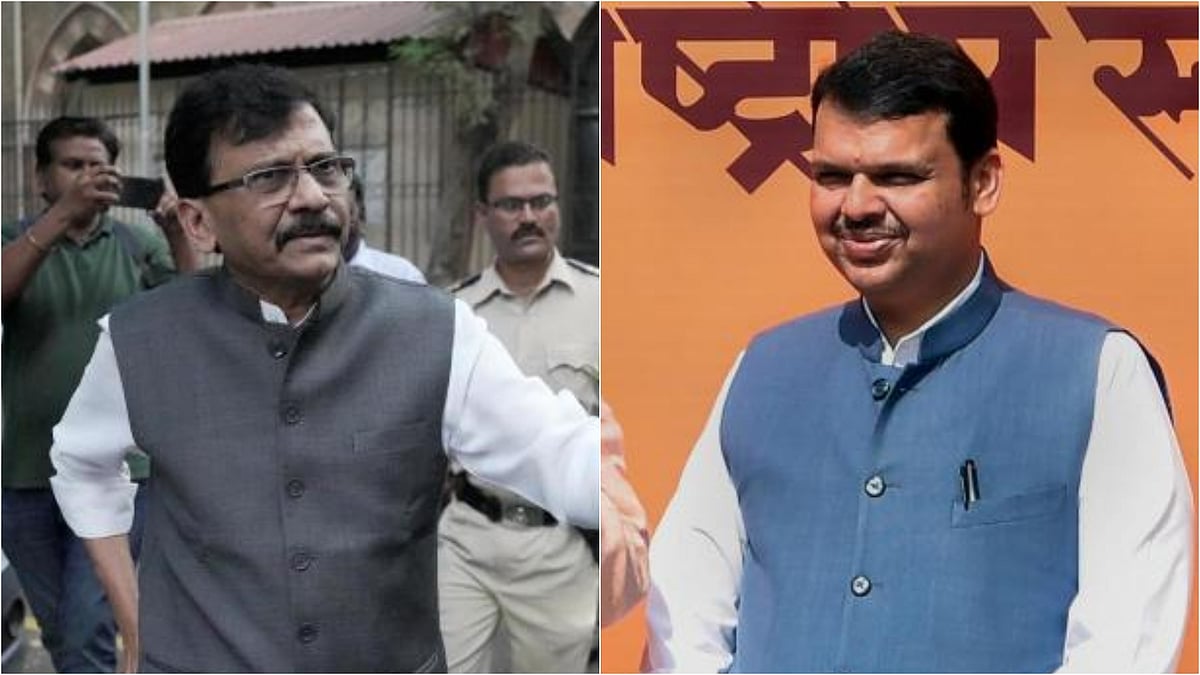 Devendra Fadnavis ineligible to head home department: Sanjay Raut on ...