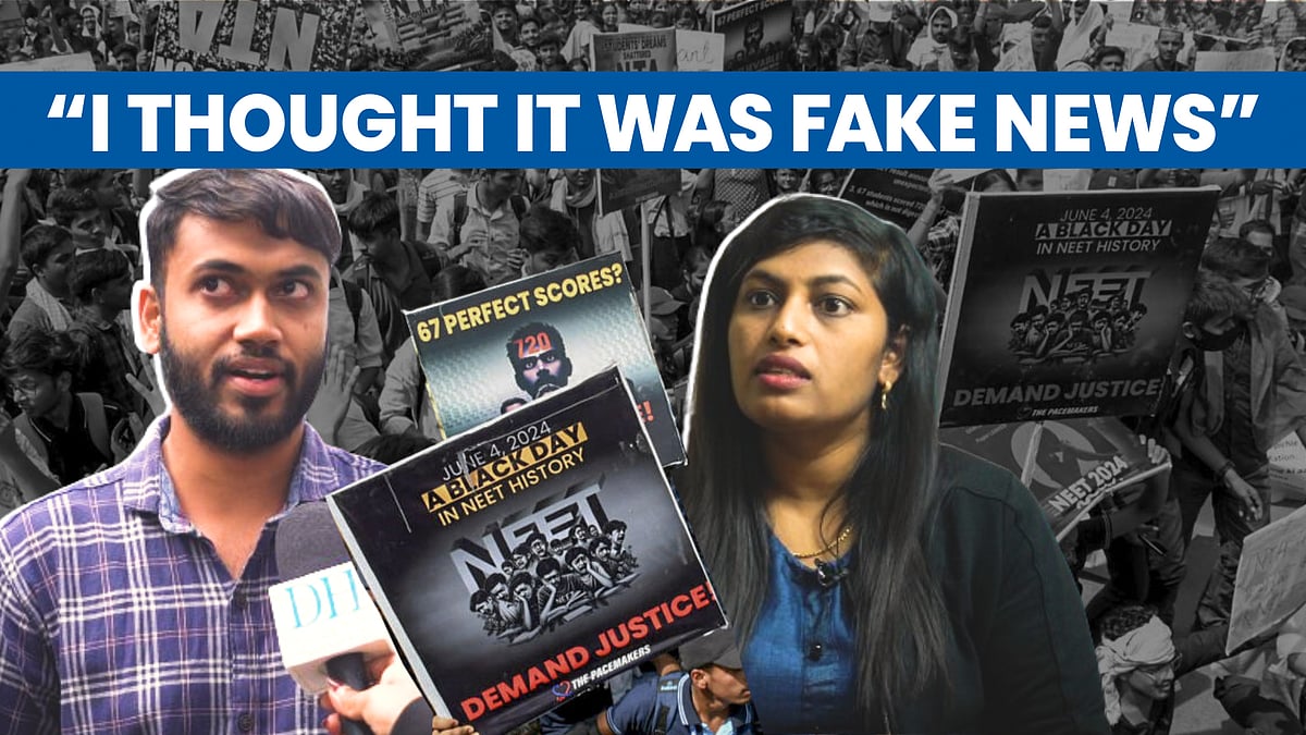 NEET exam controversy: "I thought it was a prank, felt cheated ...