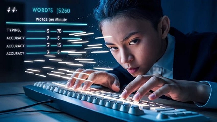 Master the keyboard skills- Learn fast typing through typing speed tests
