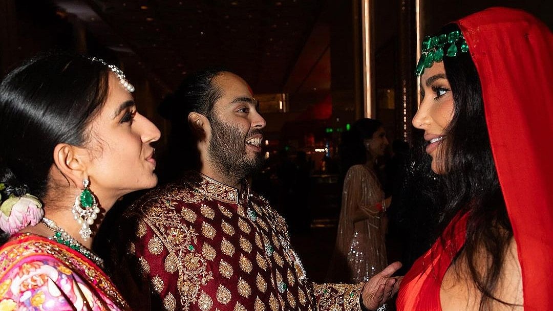 Kim Kardashian shares pictures from Ambani's wedding festivities ...