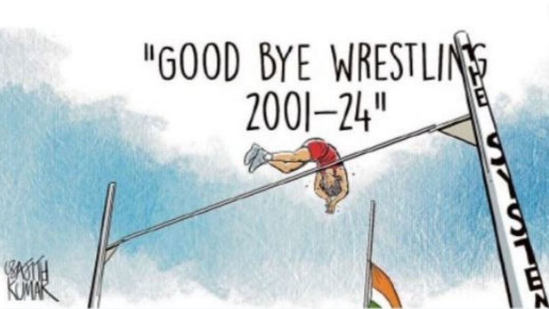 DH Toon | Farewell, wrestling...