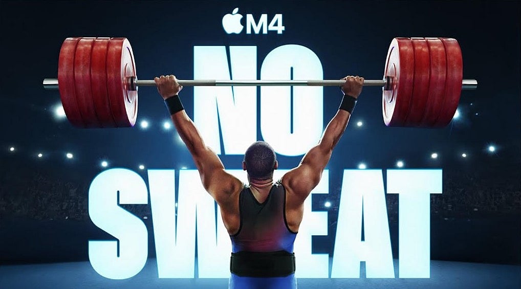 Apple's latest ad 'No Sweat' highlights powerful M4 silicon of MacBook Pro