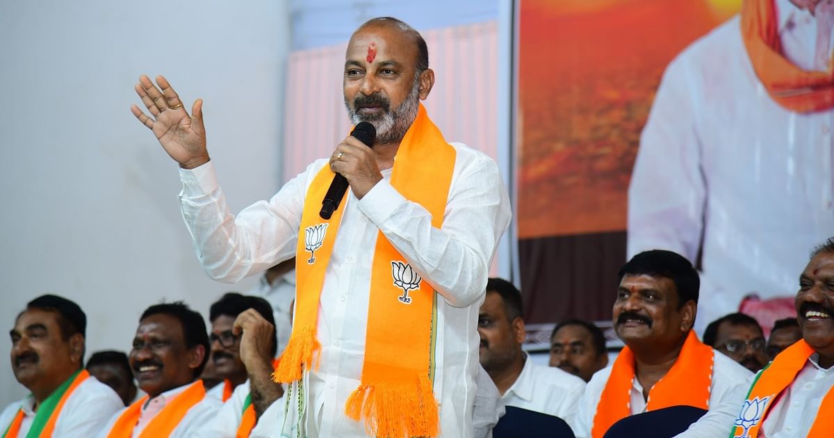 Bandi Sanjay slams Telangana govt for revising 10th std pre-final exams ... Bandi Sanjay slams Telangana govt for revising 10th std pre-final exams ...