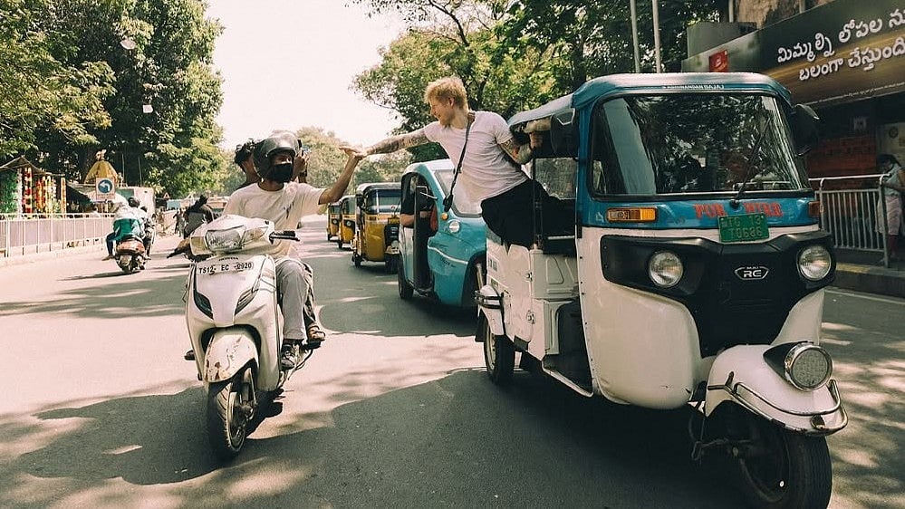 Celebrity meets to warm moments: Inside Ed Sheeran's India Tour