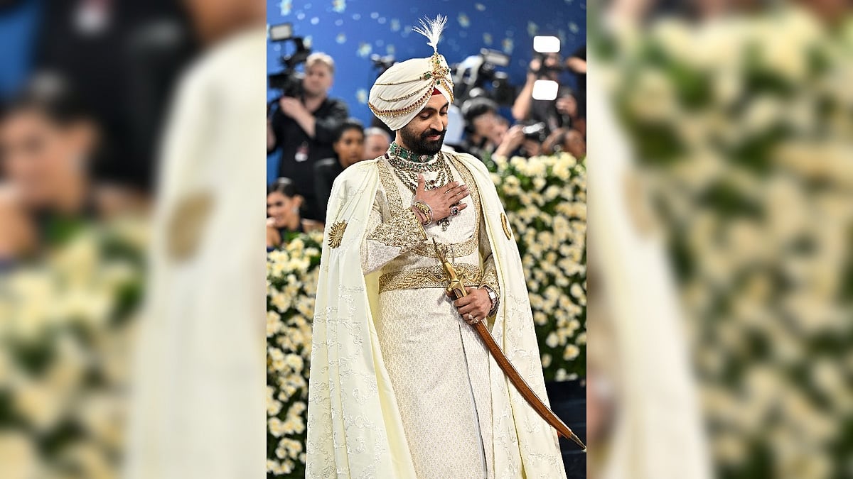 Met Gala 2025: Diljit Dosanjh represents his Sikh roots in regal ...