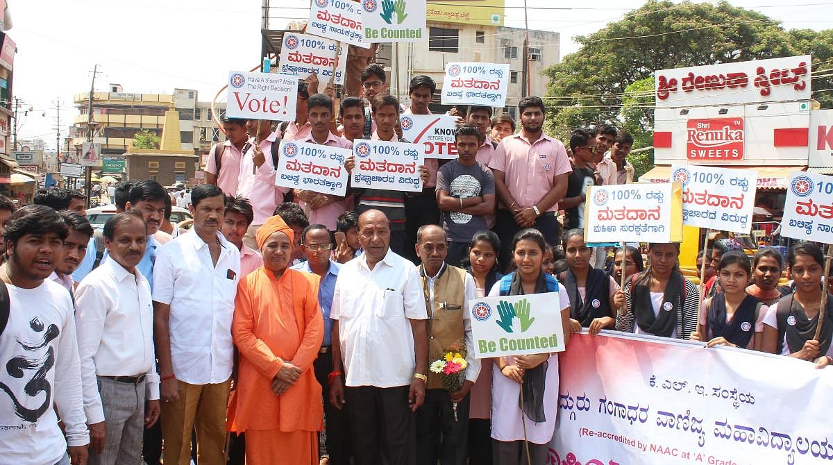 Students create awareness about voting