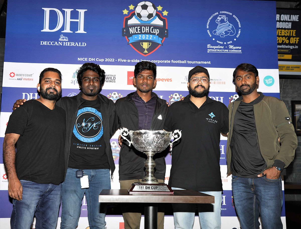 Teams celebrate the launch of NICE DH Cup 2022