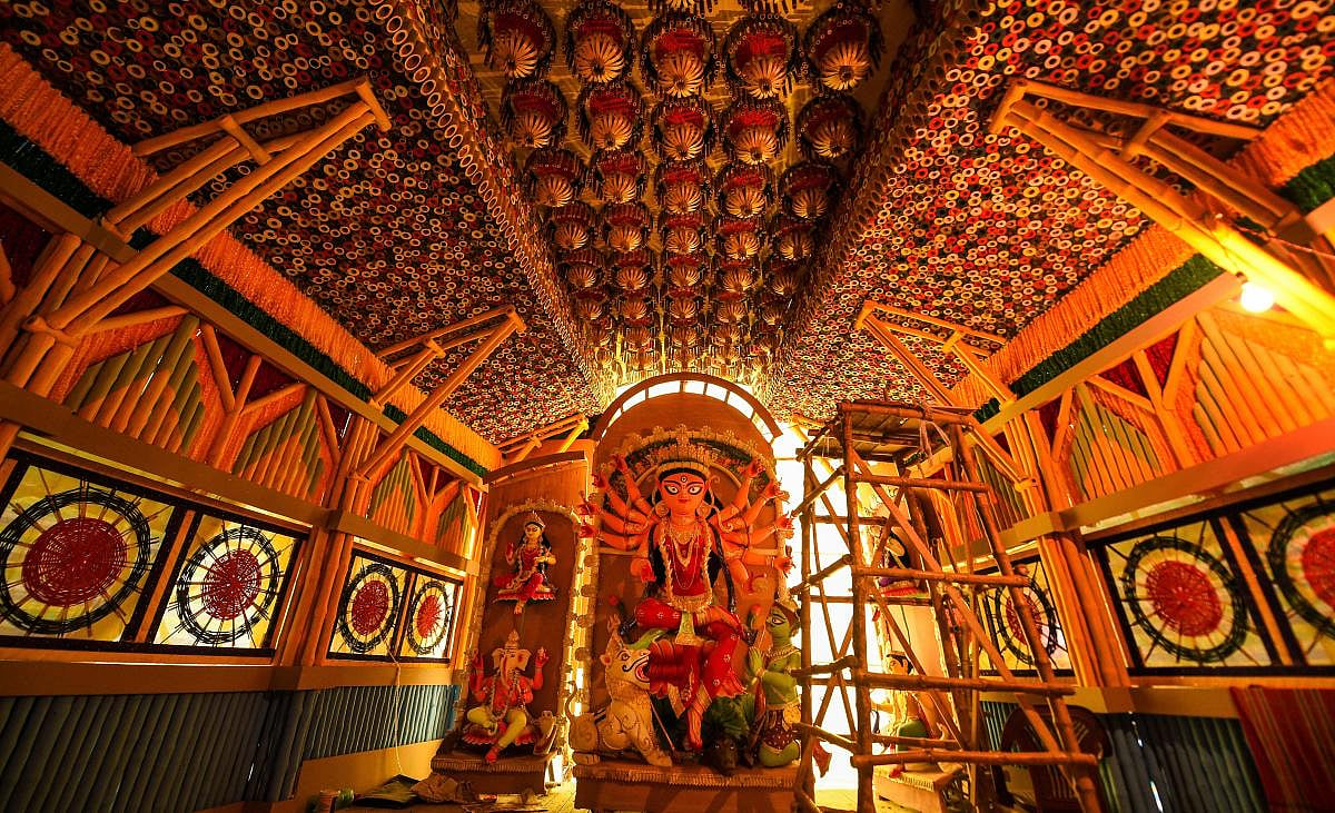 Here are some themed Durga Puja pandals from across India