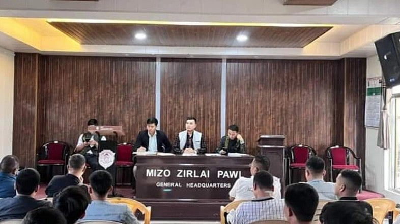 Protest in Aizawl against Congress for nominating Mizo woman who ...