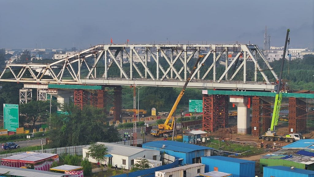 First steel bridge for Mumbai-Ahmedabad high-speed rail corridor ...