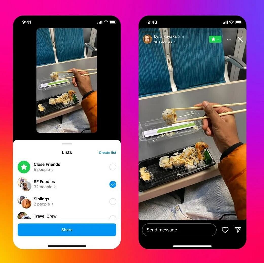 New Instagram feature lets you share stories with multiple audience lists