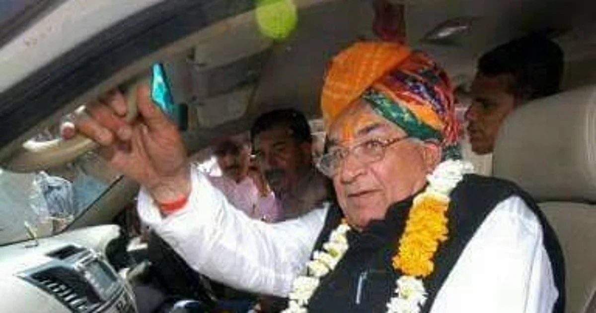 Rajasthan Former Bjp Mp Sonaram Choudhary Returns To Congress