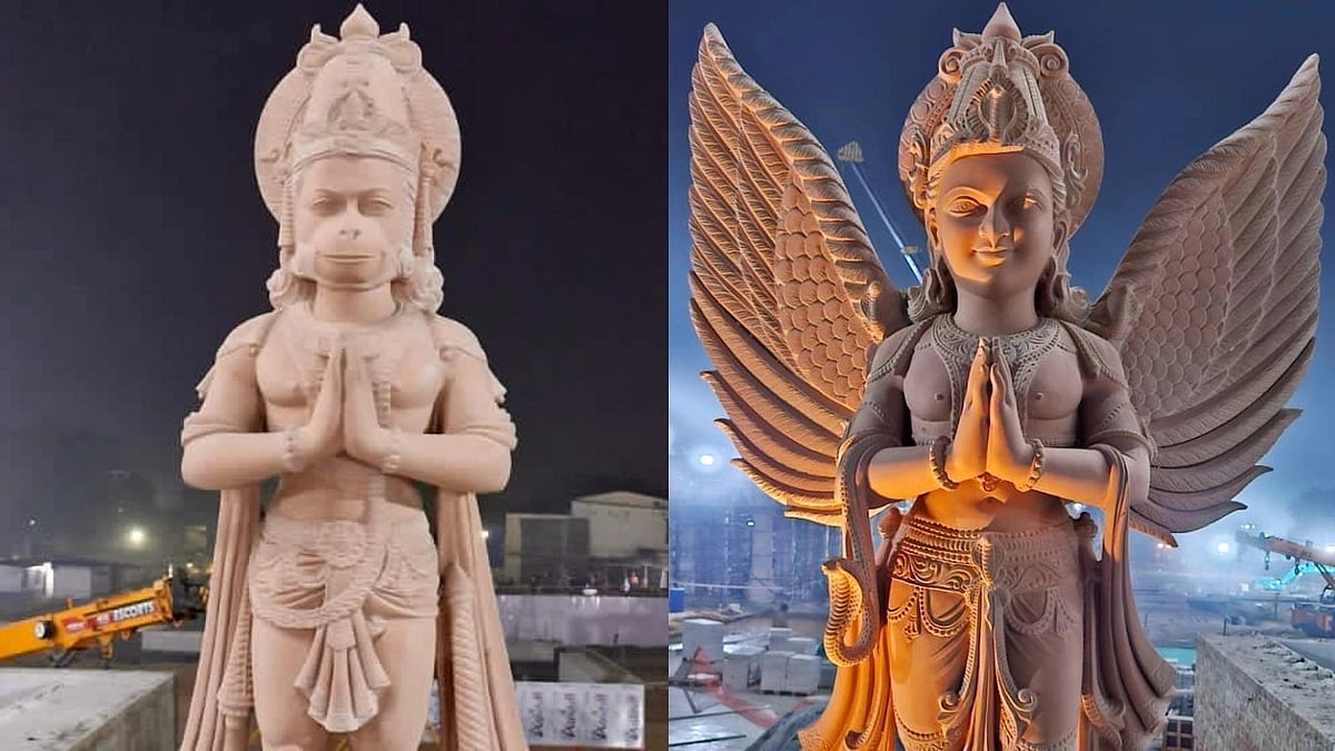 In Pics | New statues installed at Ram mandir premises in Ayodhya