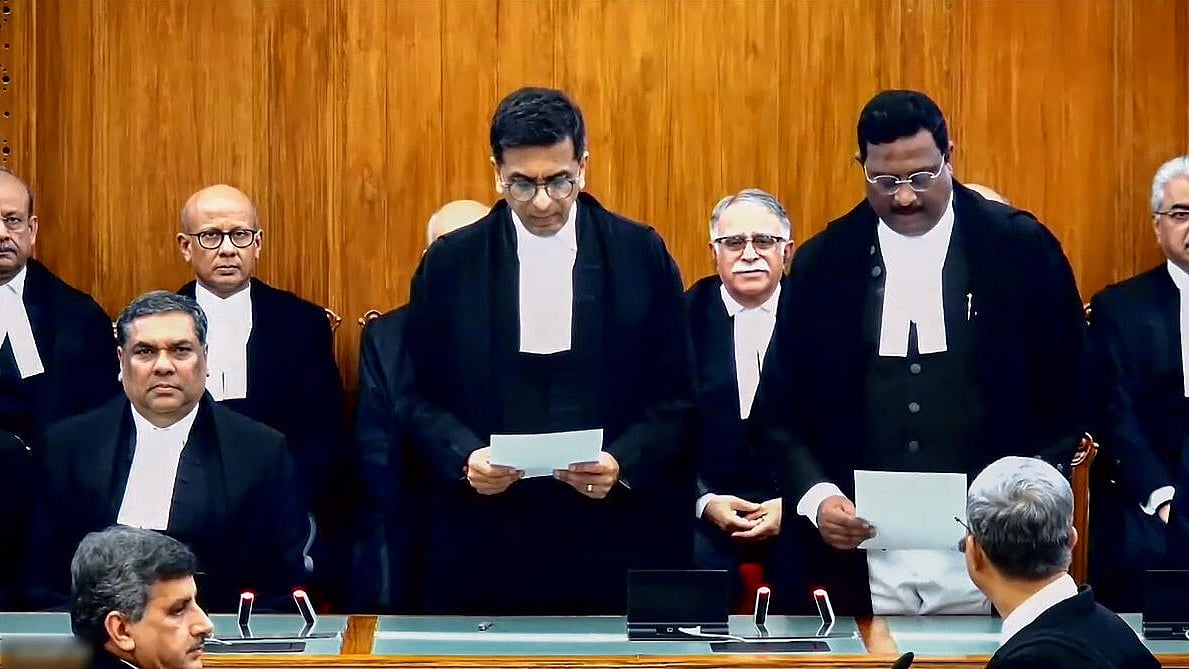 Justice Varale takes oath as SC judge