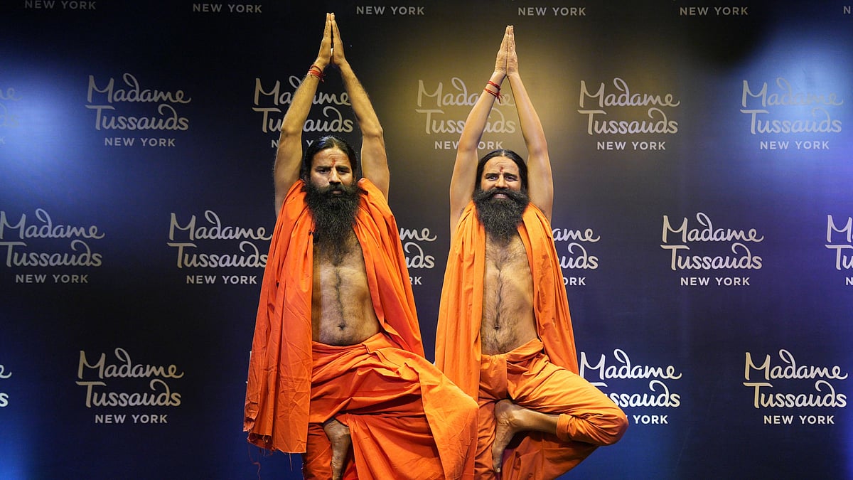 Baba Ramdev's wax statue unveiled by Madame Tussauds in Delhi