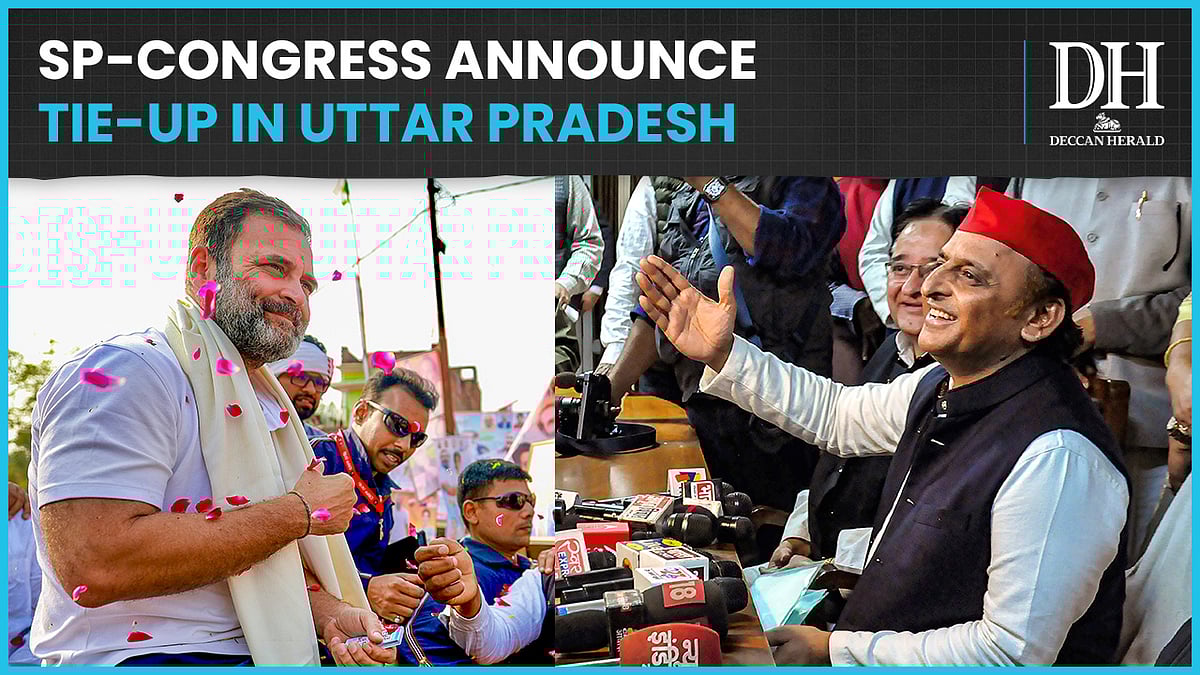 Samajwadi Party and Congress announce tie-up in Uttar Pradesh ahead of Lok Sabha polls