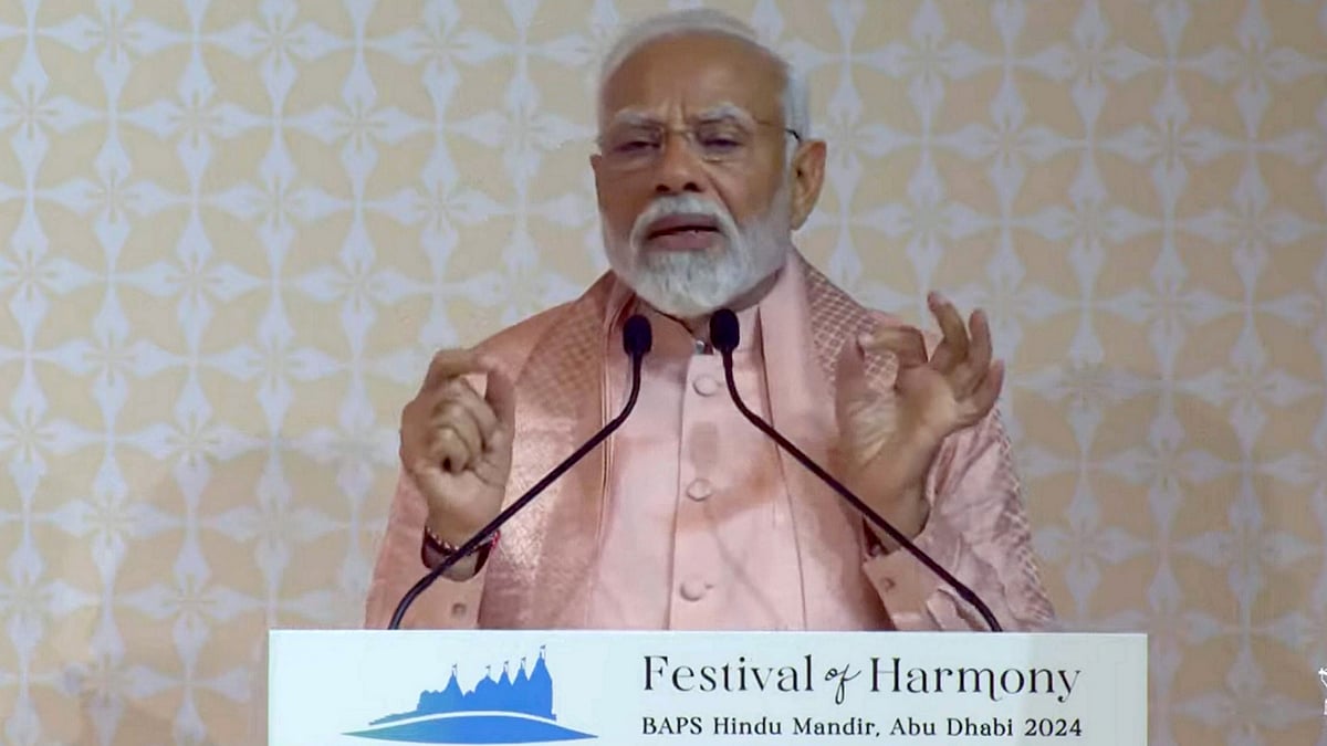 BAPS Mandir: PM Narendra Modi inaugurates Abu Dhabi's first Hindu stone ...