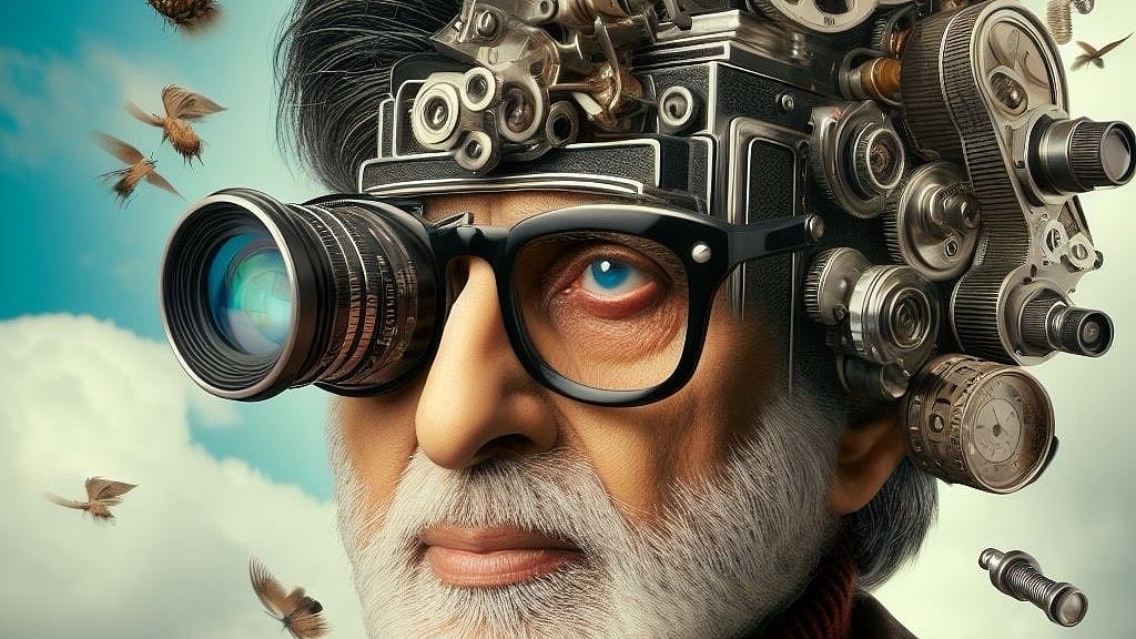 Amitabh Bachchan posts AI version of himself to celebrate 55 years in ...