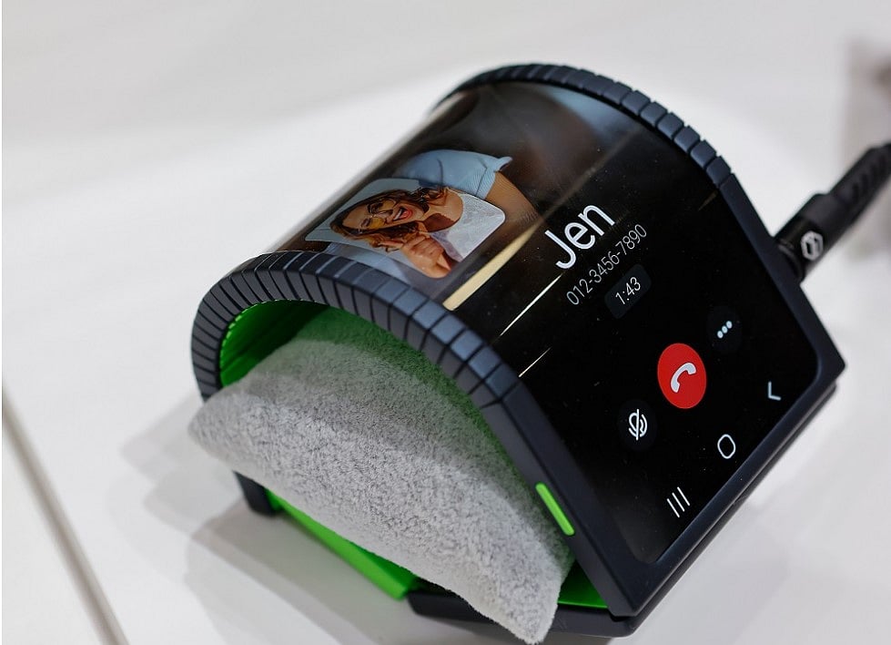 MWC 2024: Samsung showcases concept smartphone with rollable display