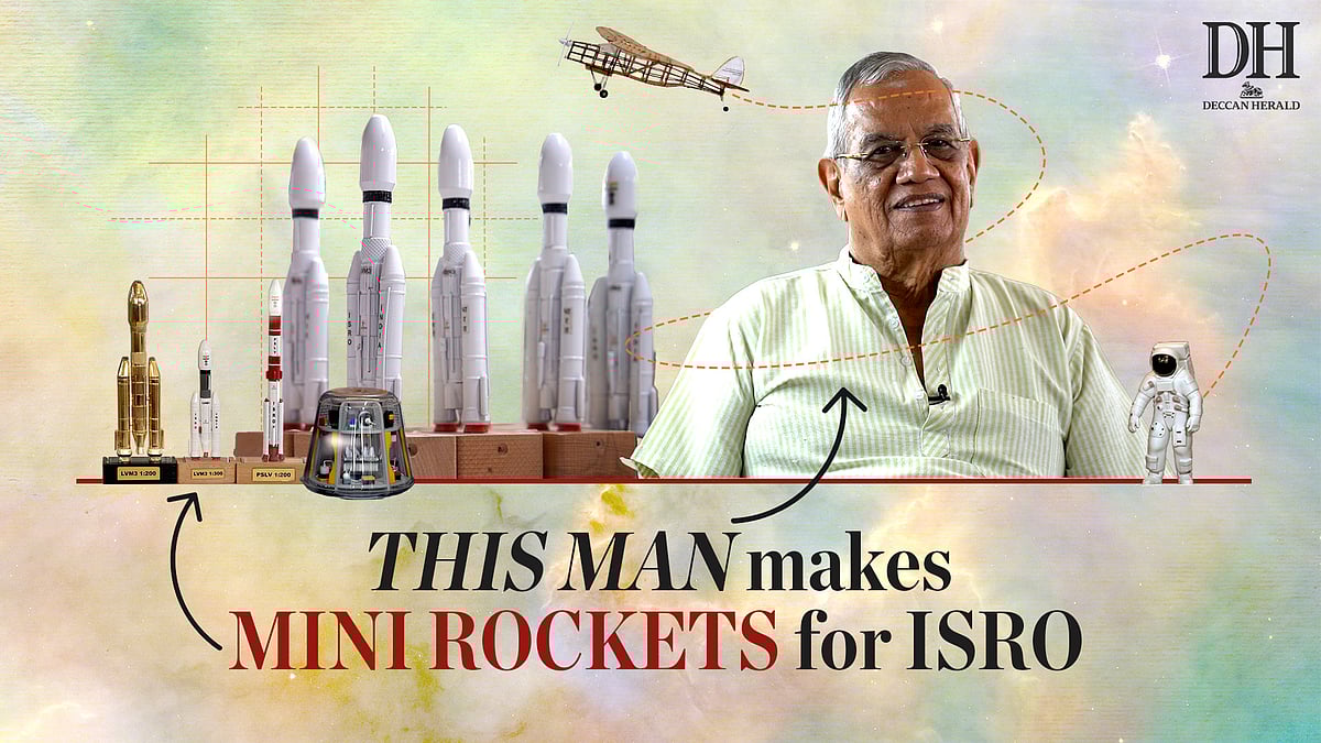 How are mini rockets and scale models made for ISRO