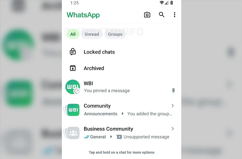 WhatsApp testing new filter feature in messenger app WhatsApp testing new filter feature in messenger app