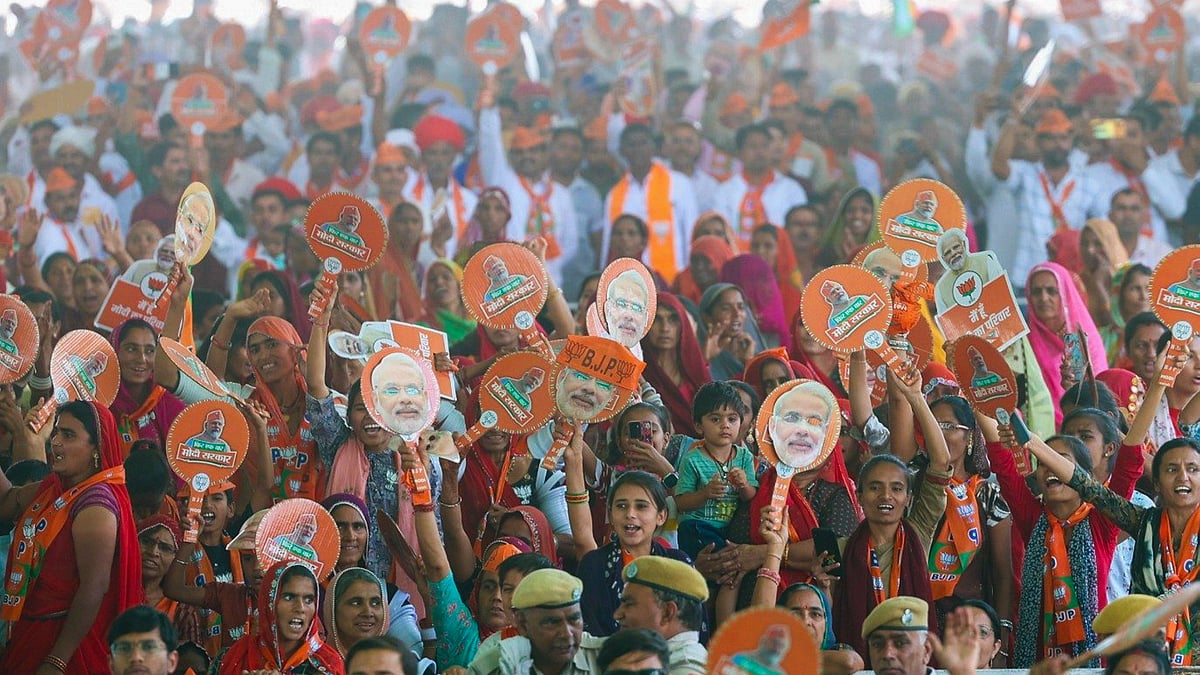 PM Narendra Modi delivers stirring speech in Rajasthan, thousands gather