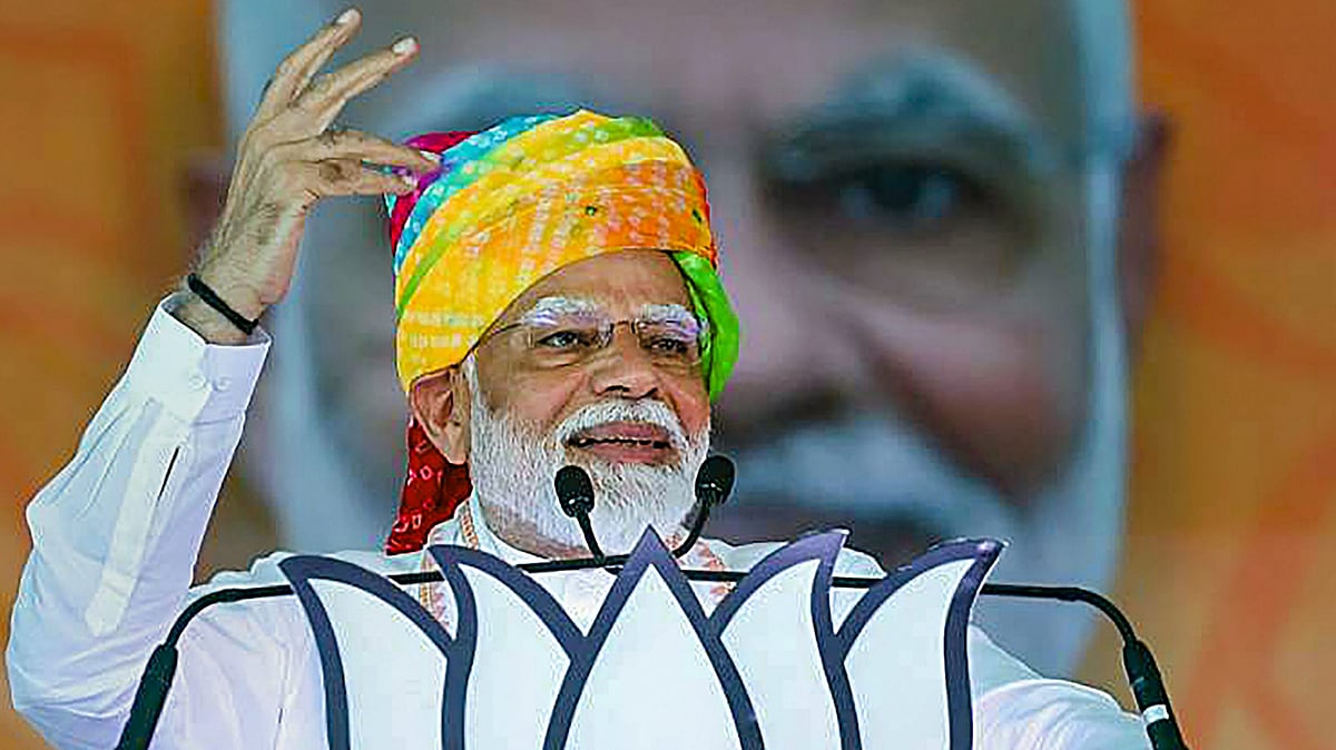 PM Narendra Modi delivers stirring speech in Rajasthan, thousands gather