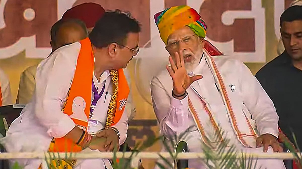 PM Narendra Modi delivers stirring speech in Rajasthan, thousands gather