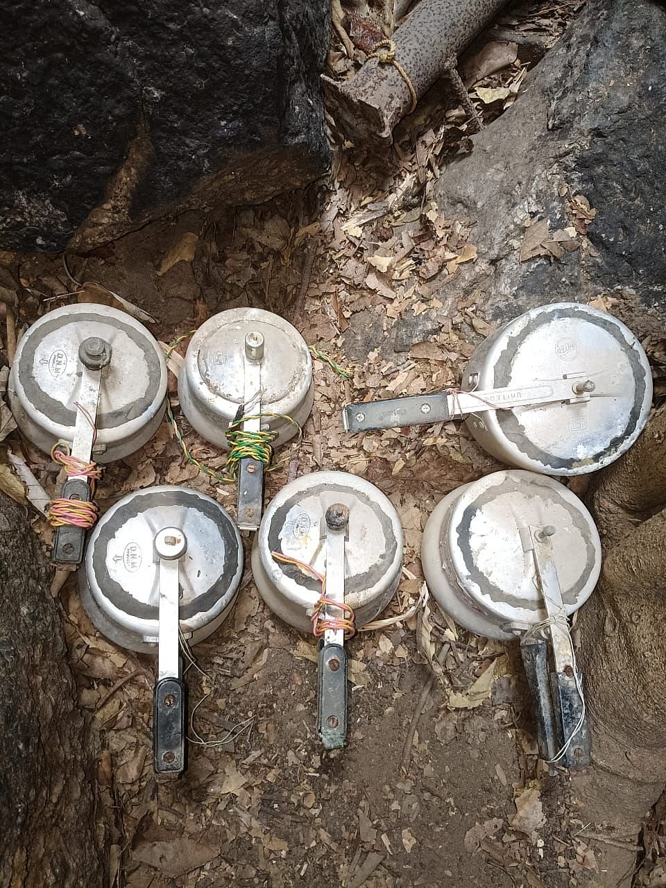 Police destroy nine IEDs; seize explosives, claymore mines dumped by ...