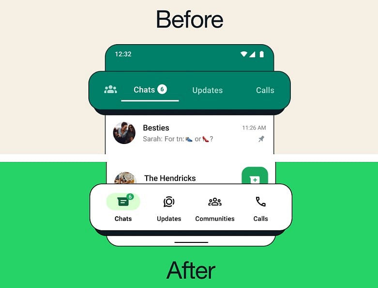 WhatsApp gets refreshed visual user interface, new features