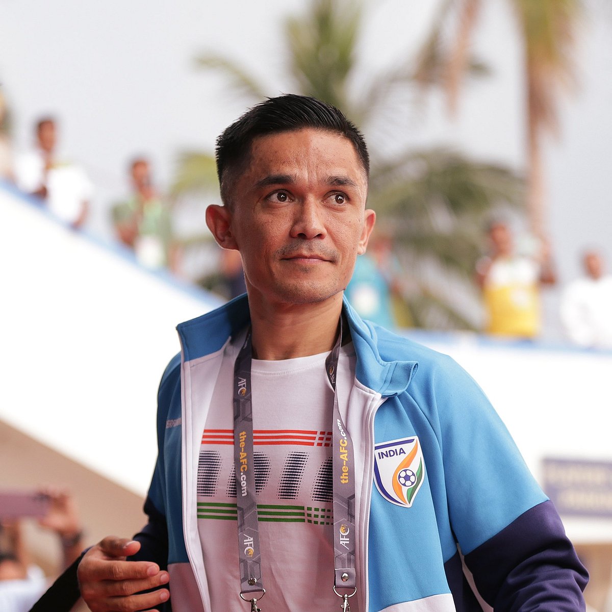 In Pics | A thank and a goodbye: Sunil Chhetri dons the India colours ...