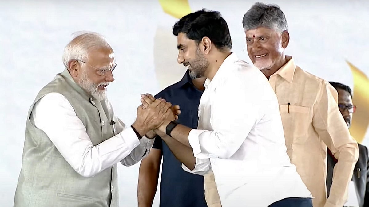 In Pics | Chandrababu Naidu sworn in as Andhra Pradesh Chief Minister