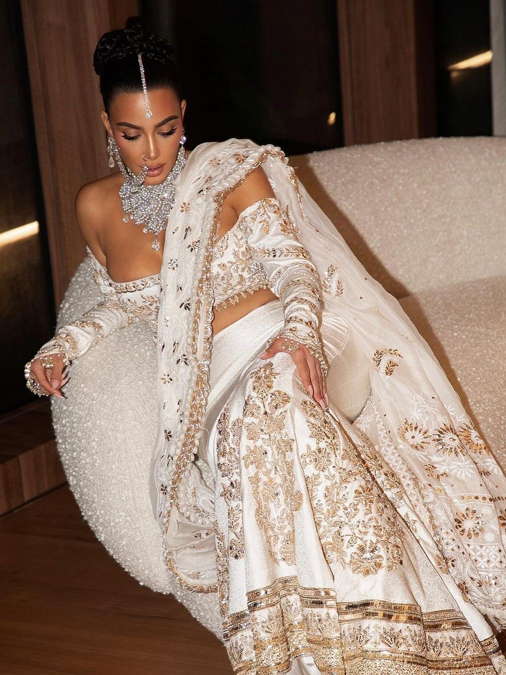 Kim Kardashian's elegant & bold looks from Ambani's wedding festivities