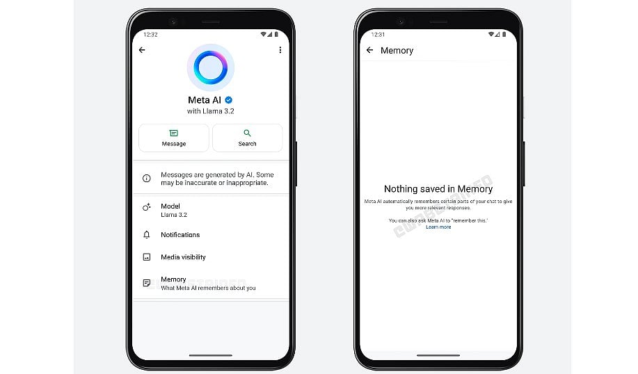 WhatsApp testing chat memory feature to offer personalised Meta AI chat ...