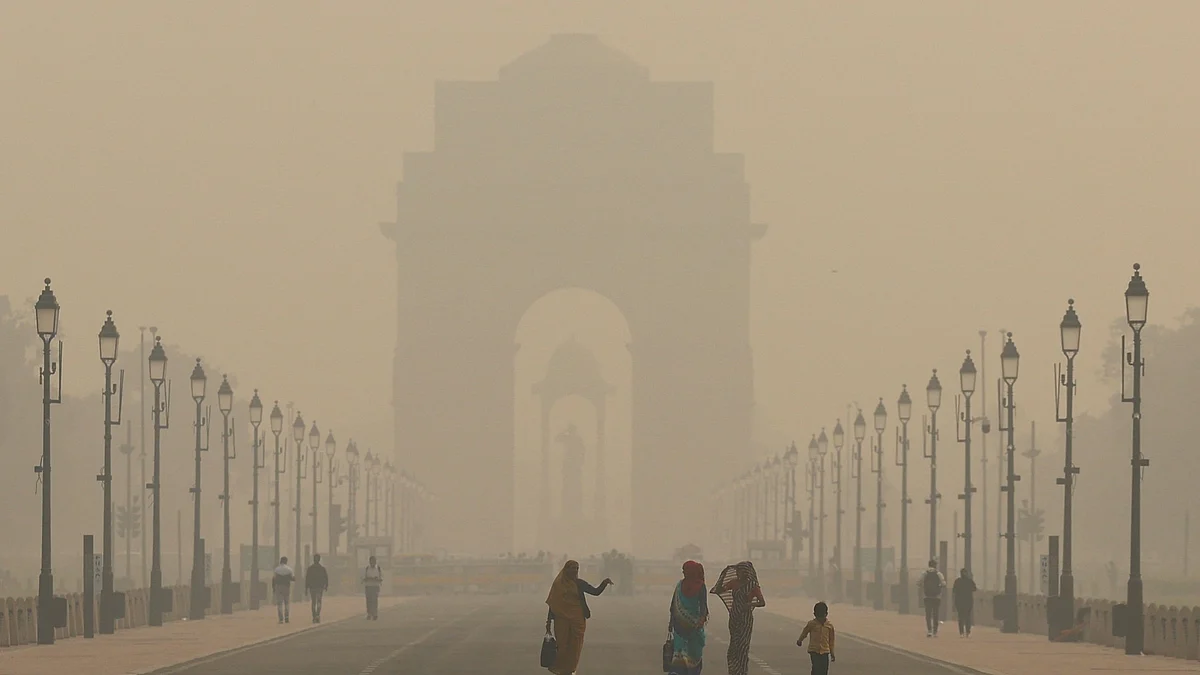 Bad air days back in Delhi