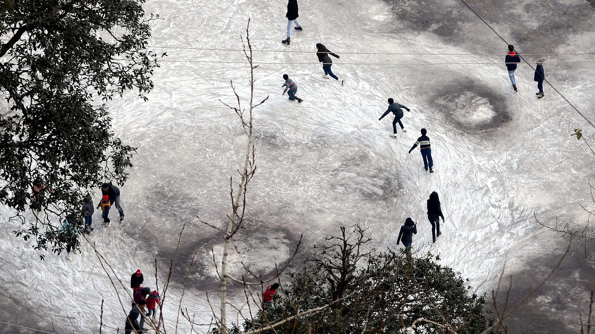 Ice skating season begins at Asia’s largest natural rink in Shimla
