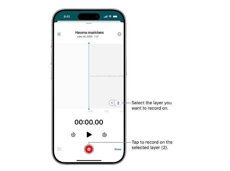 iOS 18.2: New update brings layered recordings feature to Voice Memos app