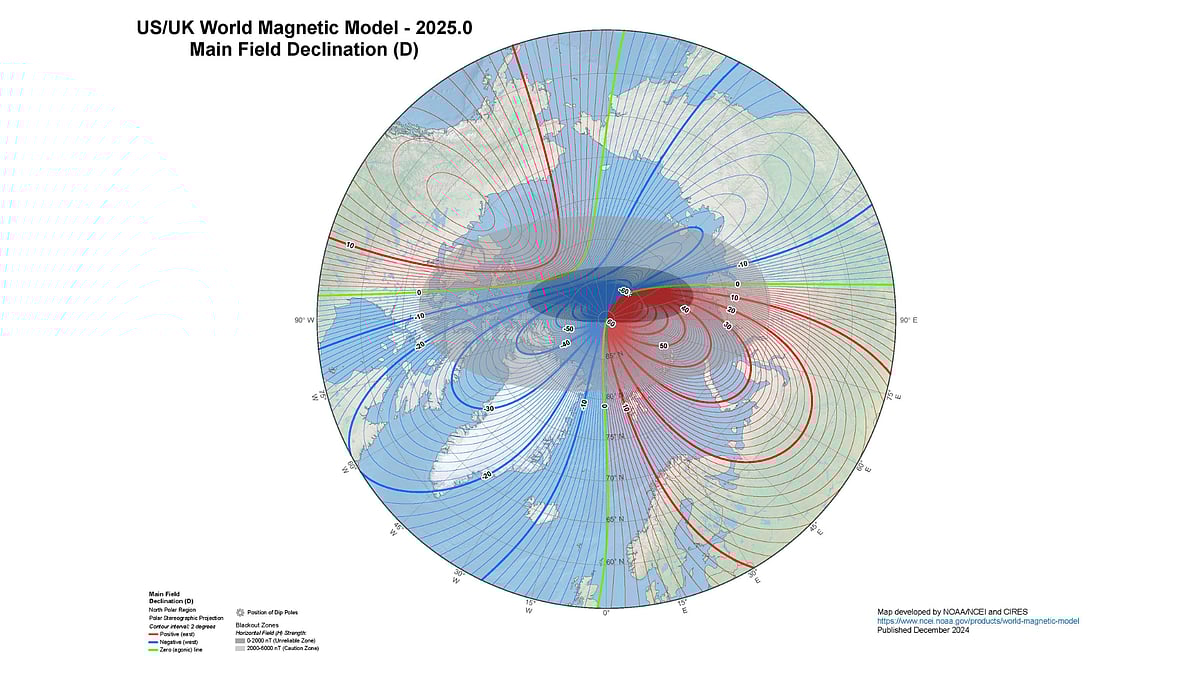 Explained | Why Earth’s magnetic North Pole cruising to Russia and how ...