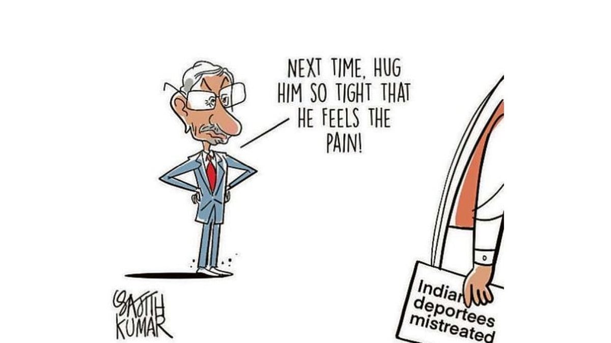 DH Toon | Indian deportees mistreated