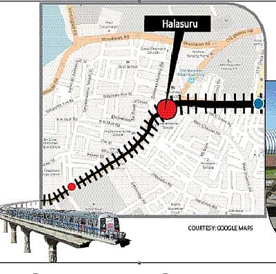 Halasuru station- uproots large number of businessmen