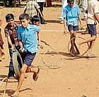 Rural games enthrall children, elders