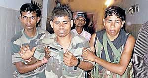 Gory picture at attack site