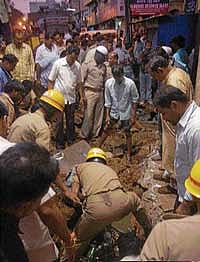Boy washed away in open drain