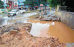 Showers throw normal life off gear