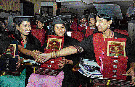 Girls shine at RGUHS convocation