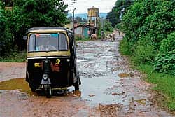 Nightmare ride on Lakkavalli-Mangalore road
