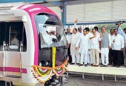South India's first Metro train chugs off