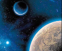 Earth may be surrounded by many tiny moons