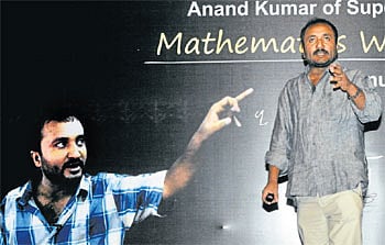 Students and parents spellbound by maths wizard