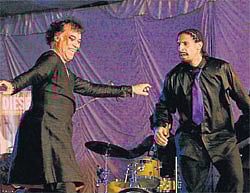 When the feet conversed...